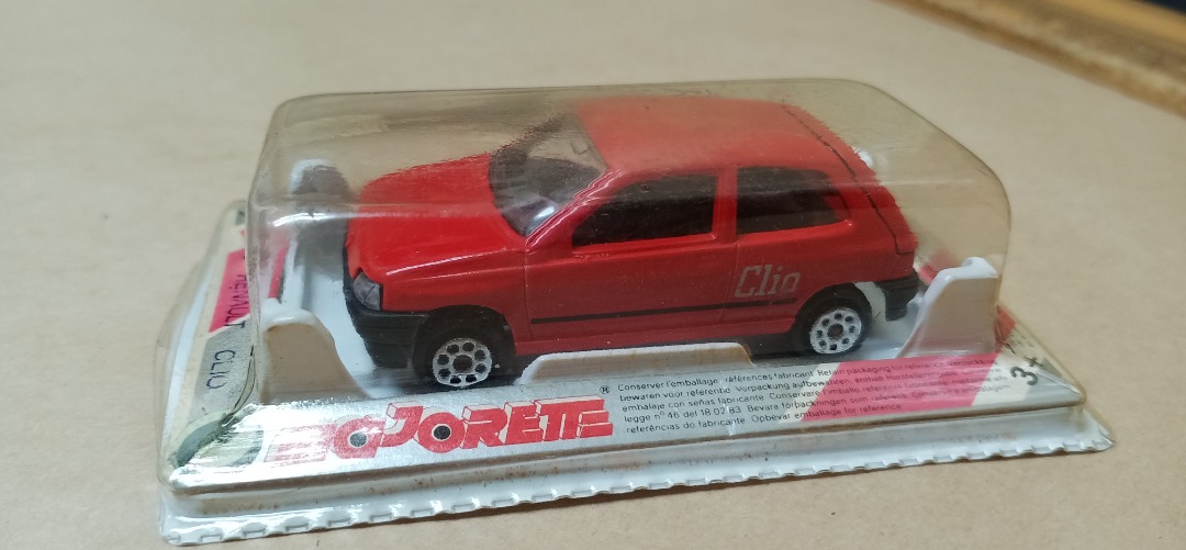 早期合金經典車-MAJORETTE (FRANCE) 270 RENAULT CLIO rouge-Majorette, 書籍、休閒與玩具 ...