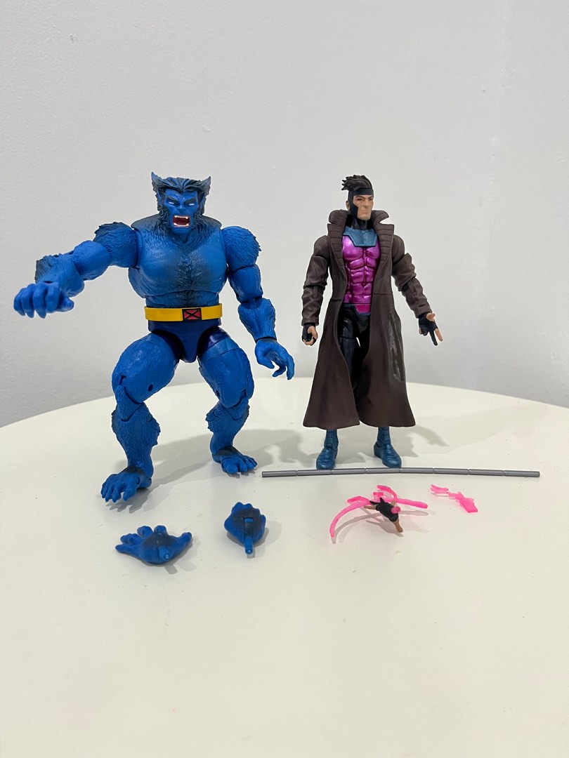 Marvel legends gambit & beast, Hobbies & Toys, Toys & Games on Carousell