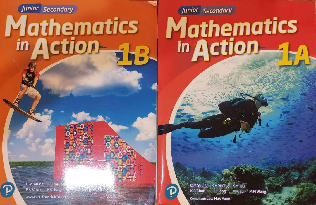 Mathematics in Action 1A/1B (Reprinted 2022), 興趣及遊戲, 書本 & 文具, 教科書 ...
