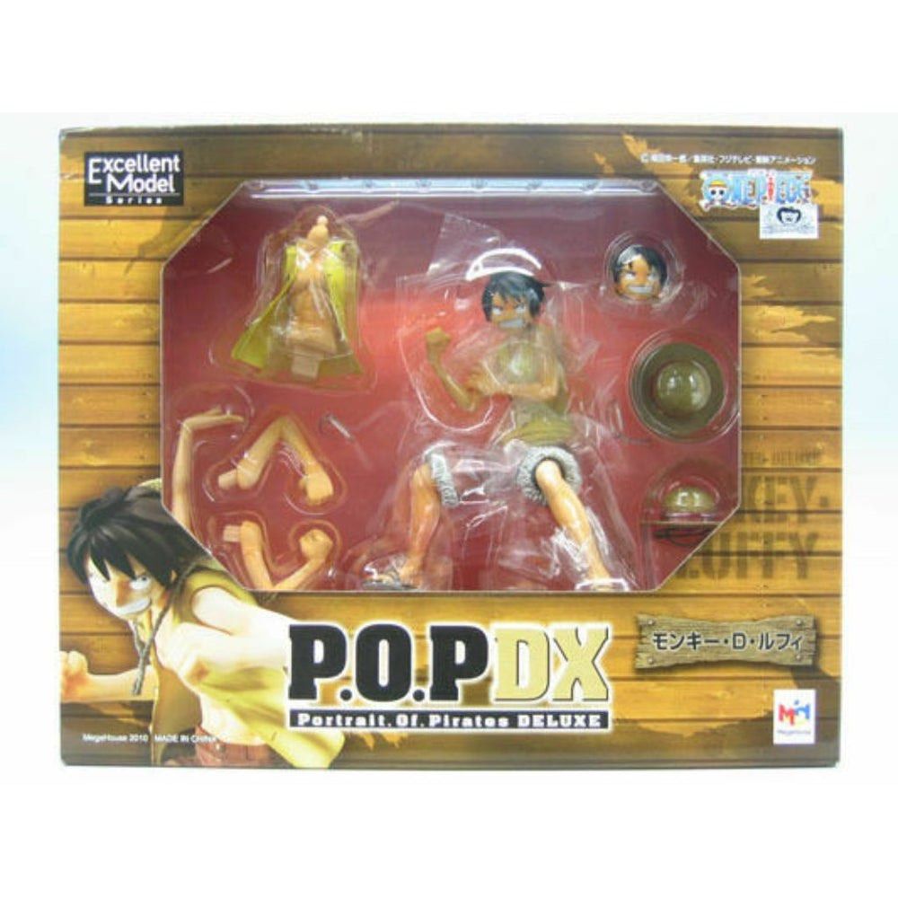MegaHouse One Piece POP DX Portrait.Of.Pirates Deluxe Monkey D Luffy ...