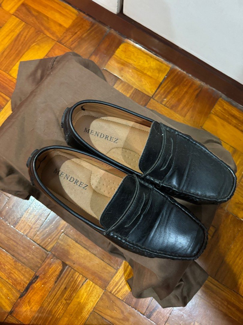 Mendrez Black Loafers, Men's Fashion, Footwear, Dress Shoes on Carousell