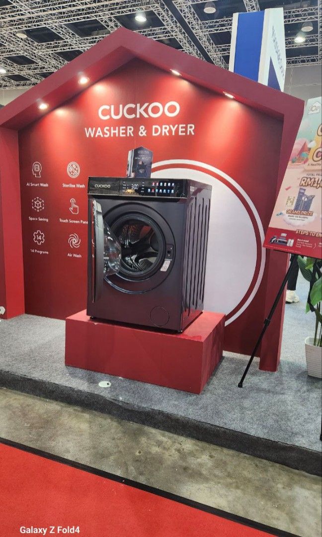 Mesin Basuh & Pengering Baju Cuckoo 2 in 1, TV & Home Appliances ...