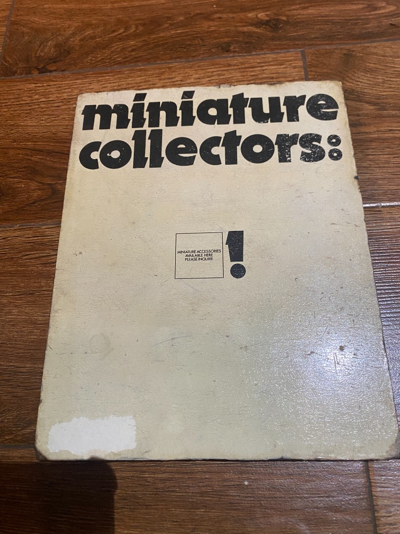 Miniature Collectors Vintage Printed Wood Poster 10 x 8 x 0.5", Hobbies ...