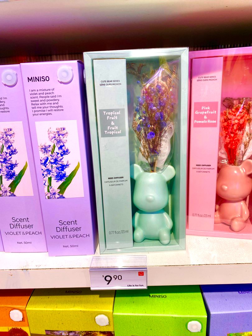 MINISO Reed Diffuser Collection- Cute Bear Series(Tropical Fruit) on ...