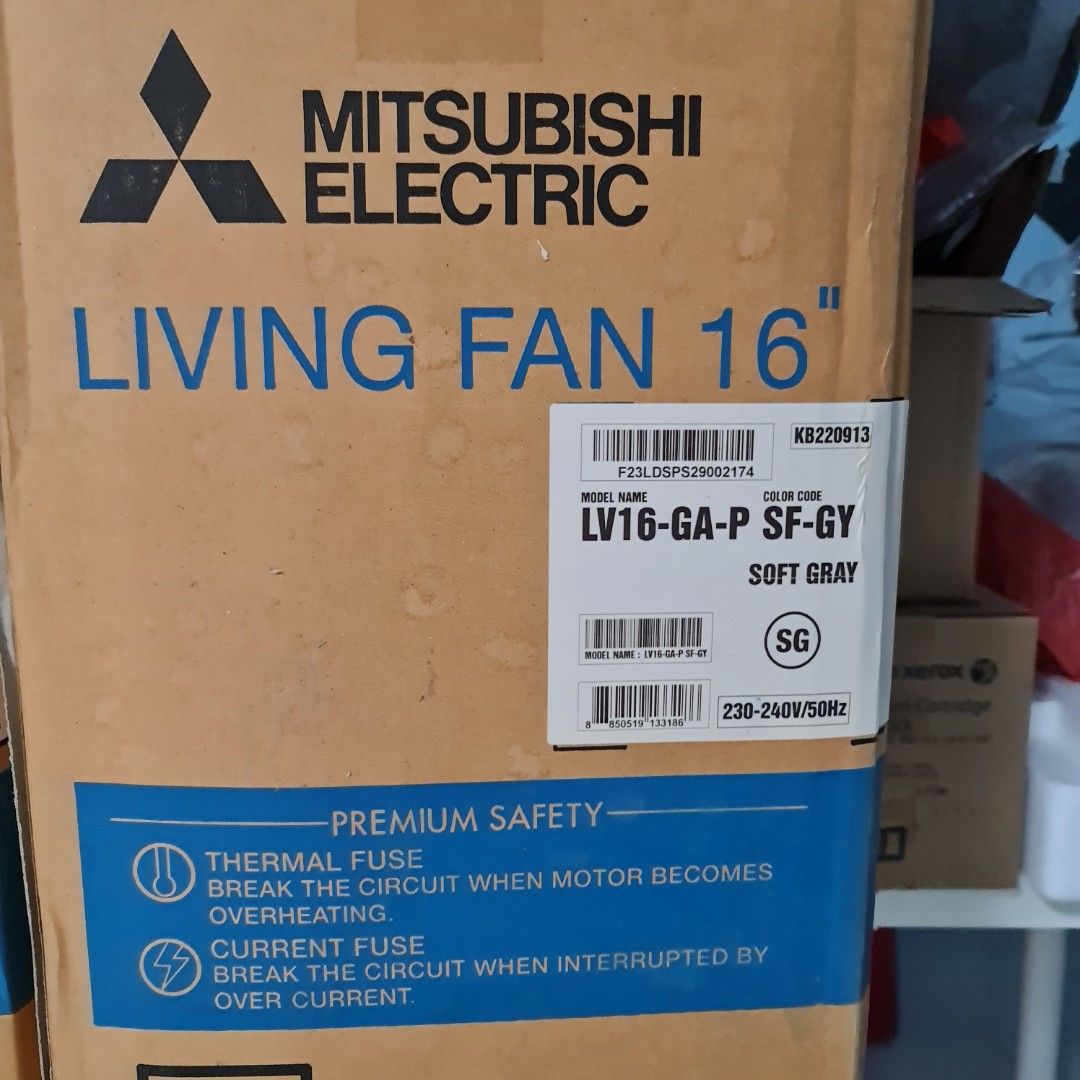 Mitsubishi LV16-GP standing fan, TV & Home Appliances, Kitchen ...
