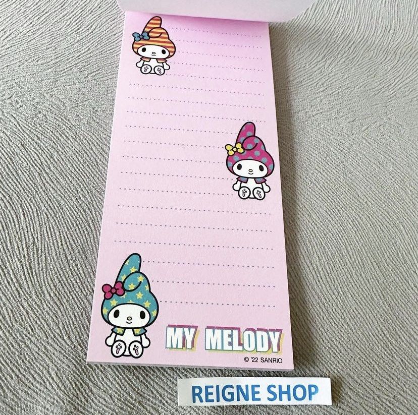 MY MELODY LONG MEMOPAD, Hobbies & Toys, Stationary & Craft, Stationery ...