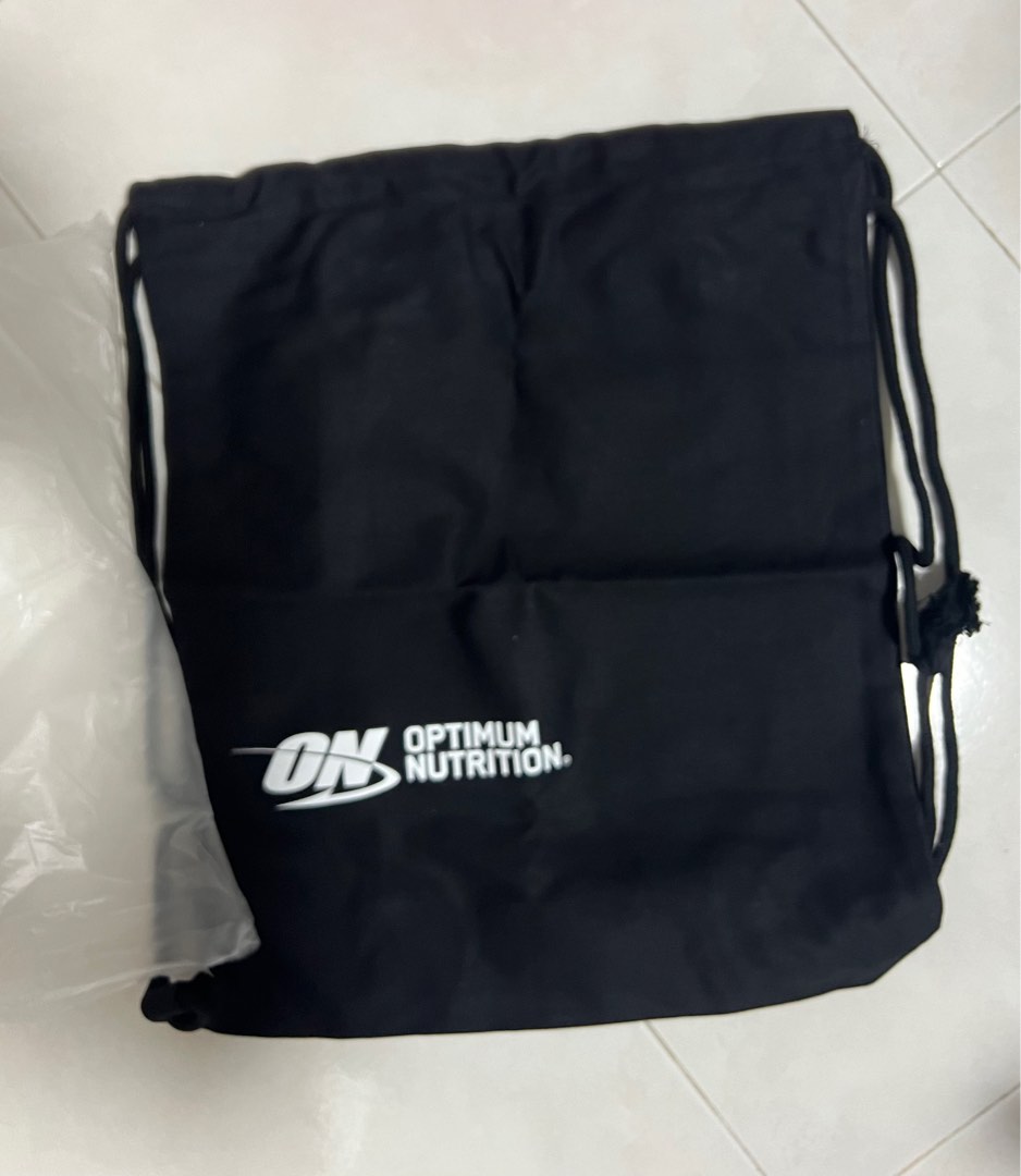 Optimum Nutrition Drawstring Bag, Men's Fashion, Bags, Sling Bags on Carousell