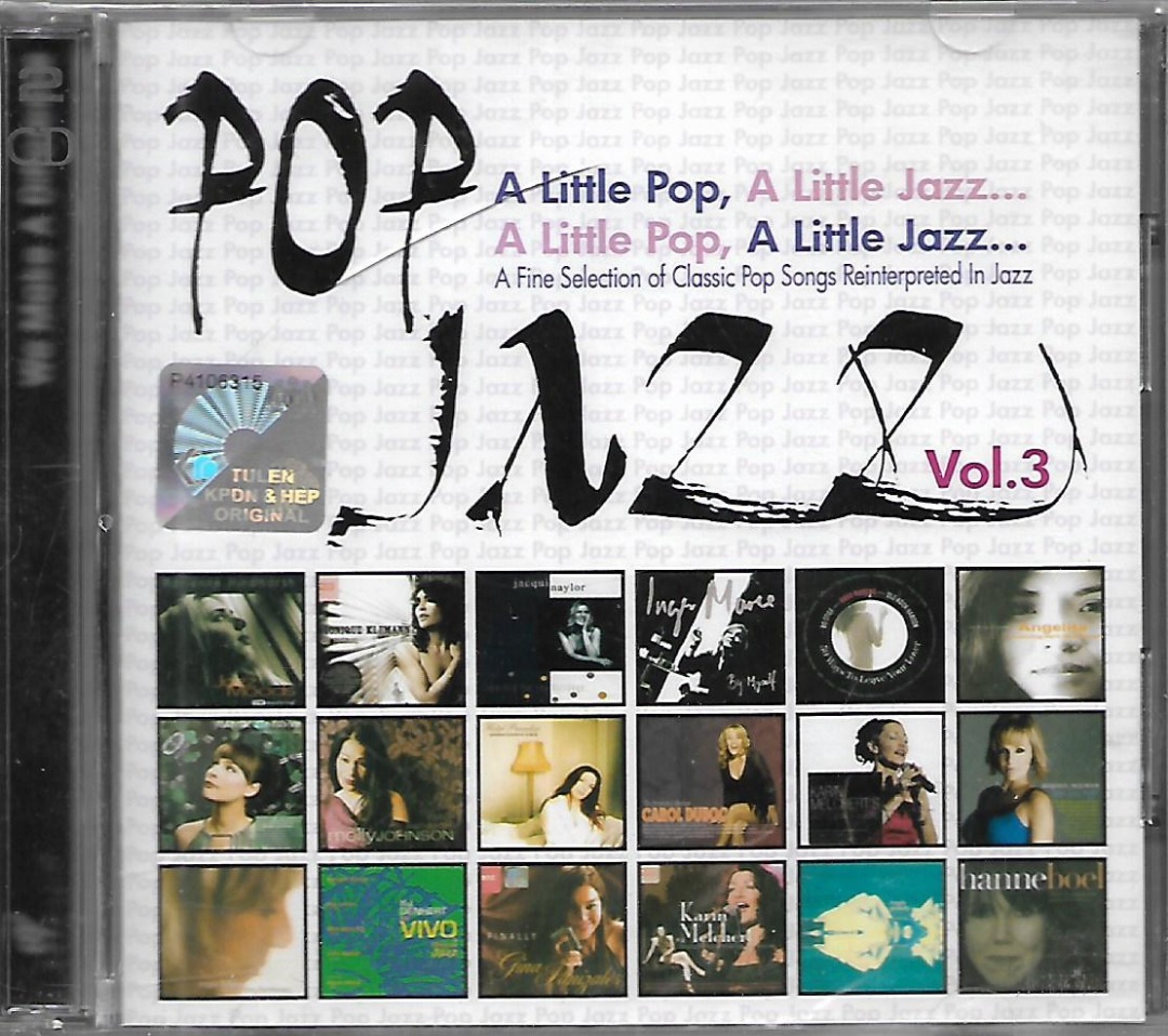 Pop Jazz Vol.3 2CD 30 Classic Pop Songs Reinterpreted In Jazz by Contemporary Jazz Vocalist Bob ...