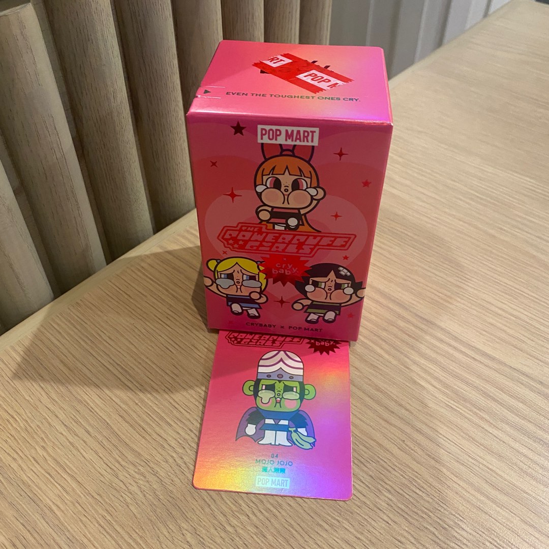 Pop Mart Powerpuff Girls x Cry Baby Popmart - Mojo Jojo Bunny blind box ...