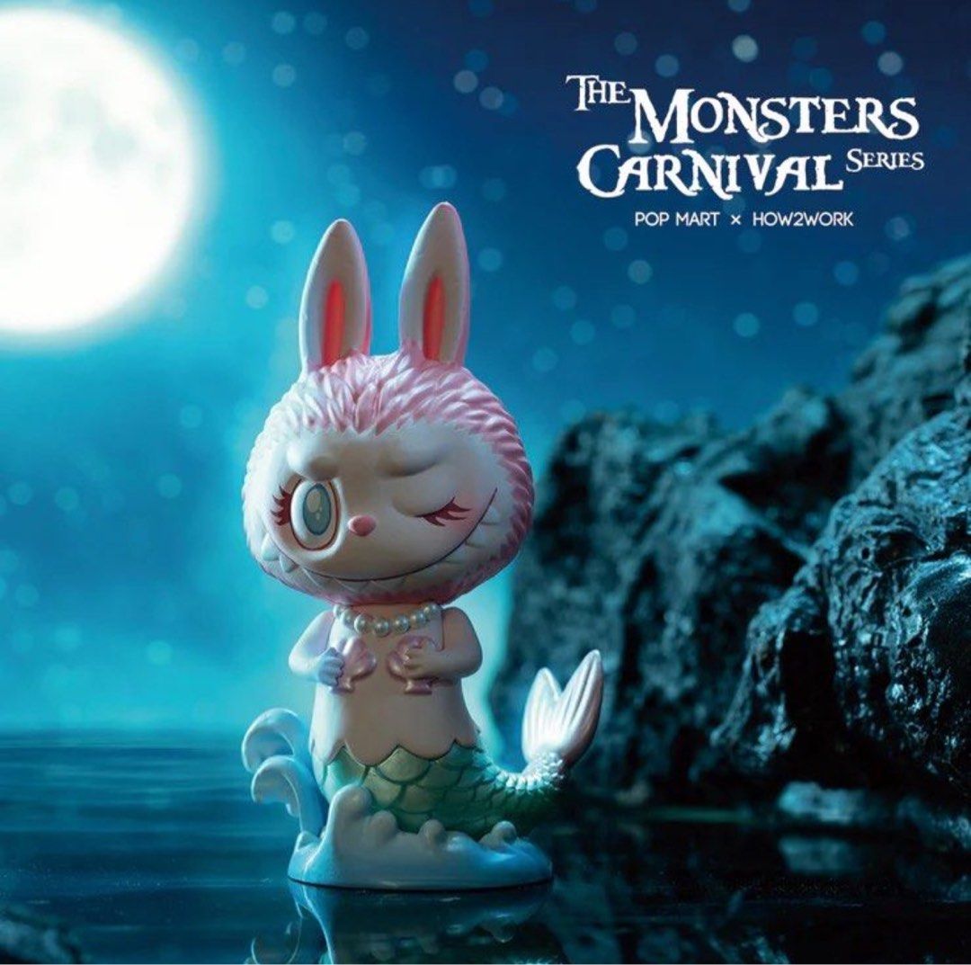 Popmart Labubu The Monster Carnival: Mermaid (Secret), Hobbies & Toys ...