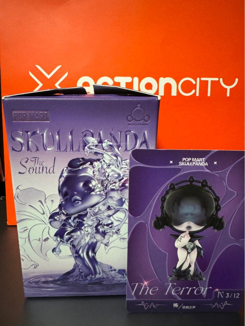 Popmart Skullpanda The Sound - The Terror, Hobbies & Toys, Toys & Games ...
