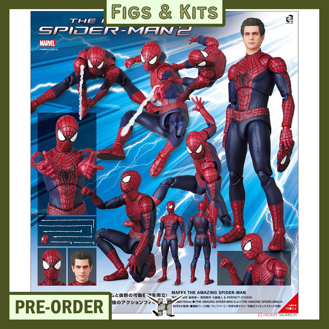 PRE-ORDER!! MAFEX THE AMAZING SPIDER-MAN (2025), Hobbies & Toys, Toys ...