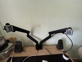 2 Arc Stealth Dual Monitor Arms with USB 3.0 ports- Prism+, Computers ...