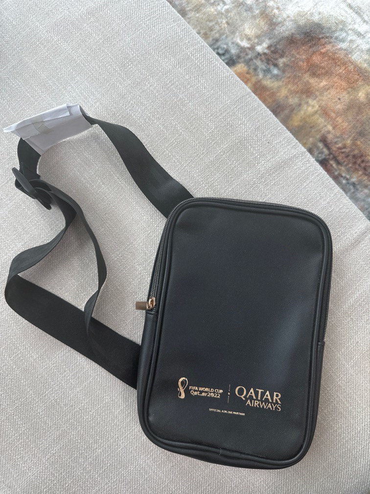 Qatar Airways FIFA Bag, Men's Fashion, Bags, Sling Bags on Carousell