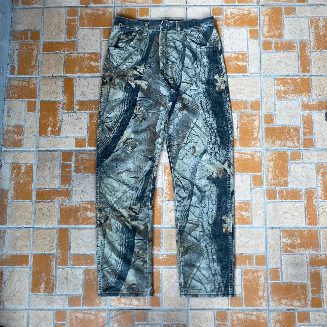 REALTREE DENIM PANTS WRANGLER RUGGED WEAR, Men's Fashion, Bottoms ...