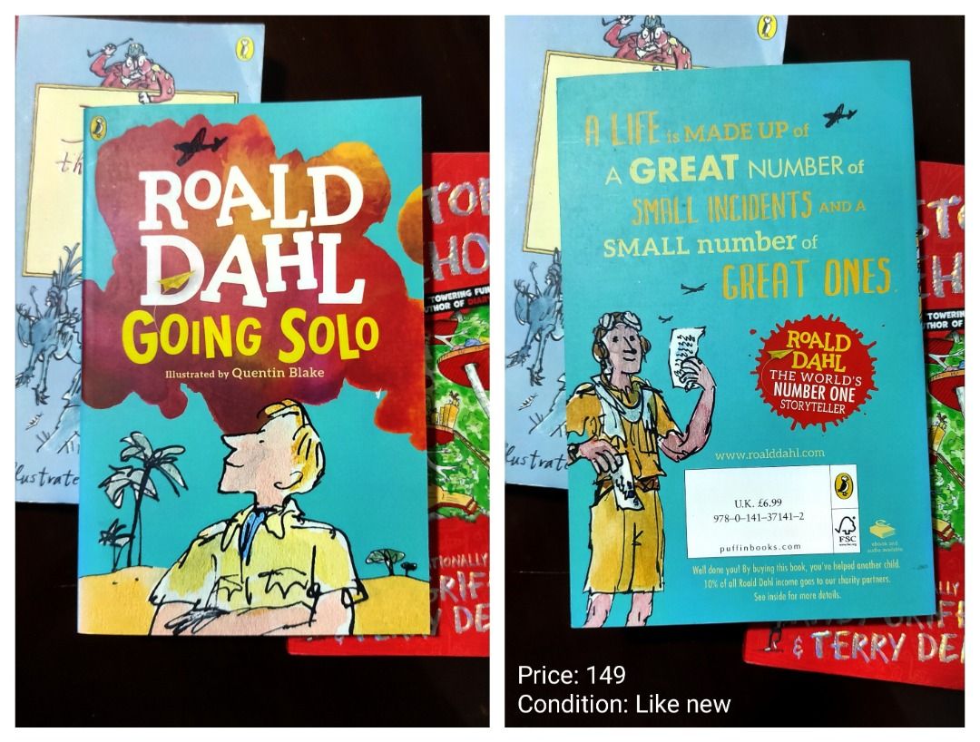 Roald Dahl books (Esio Trot, The Magic Finger, The Twits, Danny the ...