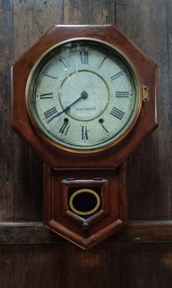 Vintage African Clock with Brass and Resin Heavy 14.5inch, Hobbies ...