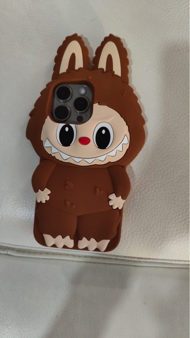 Silicone labubu iPhone casing, Mobile Phones & Gadgets, Mobile & Gadget ...