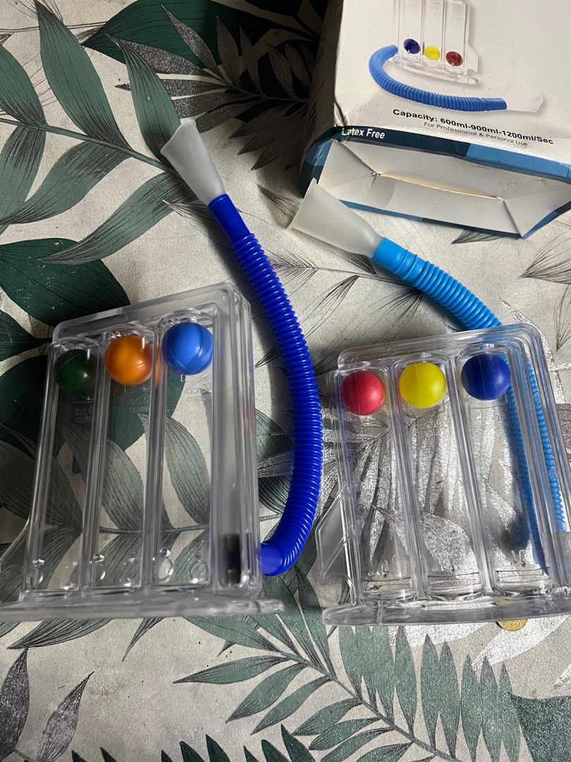 Spirometer Lungs Exercise, Health & Nutrition, Medical Supplies & Tools ...
