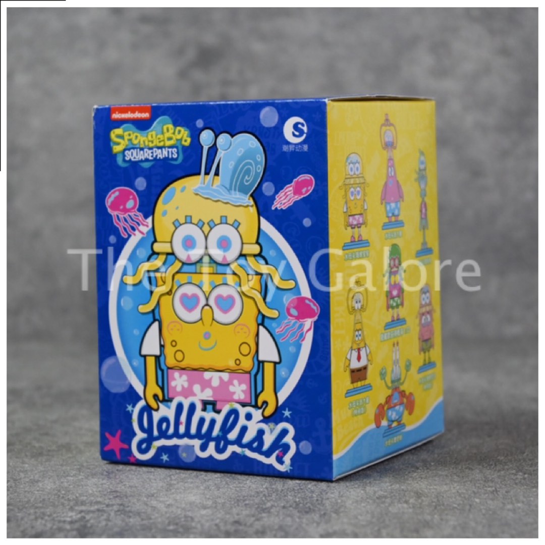SpongeBob SquarePants Jellyfish Blind Box Unopened, Hobbies & Toys ...