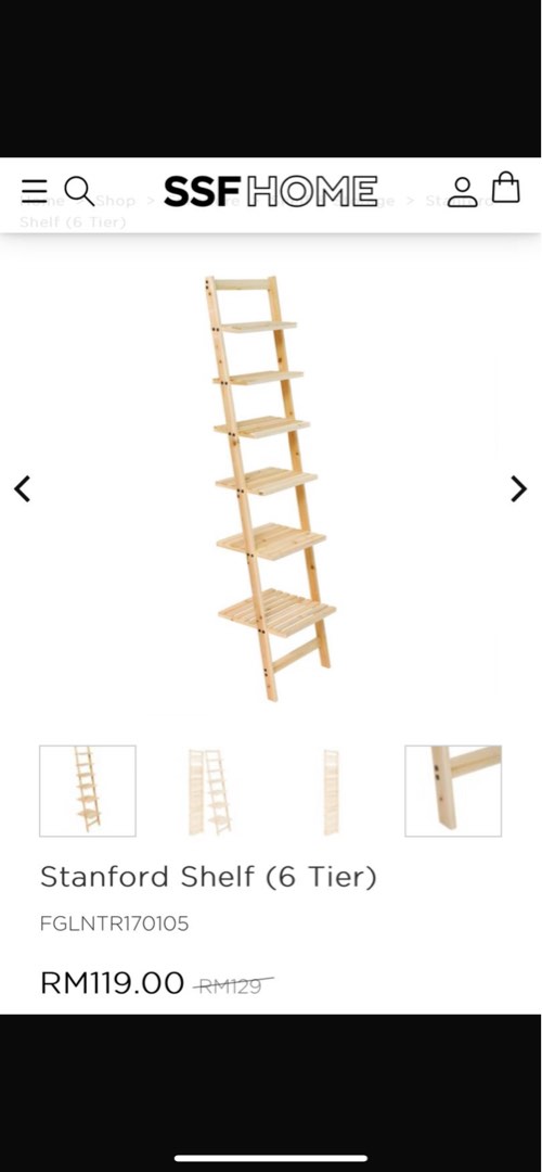 SSF Standford Shelf, Furniture & Home Living, Furniture, Shelves ...