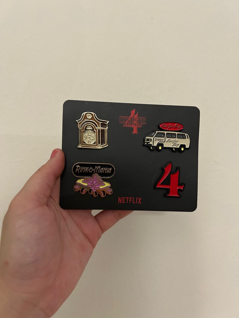 ORIGINAL & OFFICIAL Stranger Things Metal Pins, Hobbies & Toys ...