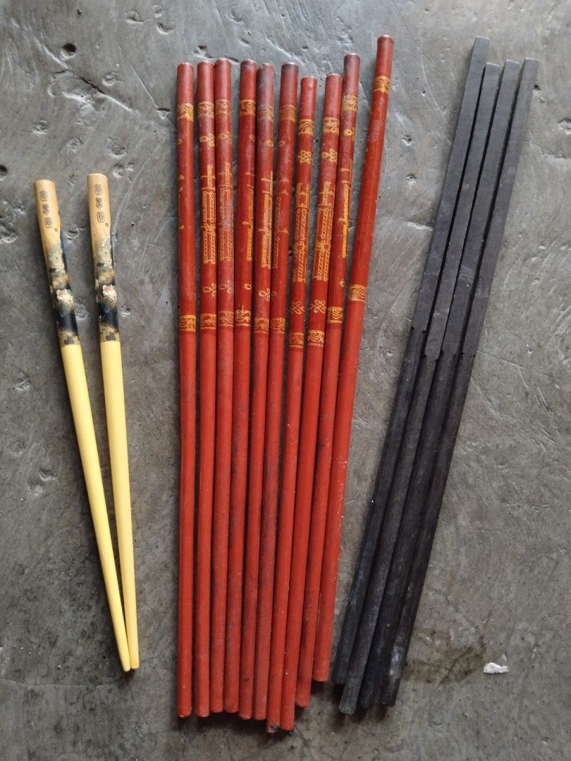 sumpit kayu jadul, Antik, Lainnya di Carousell