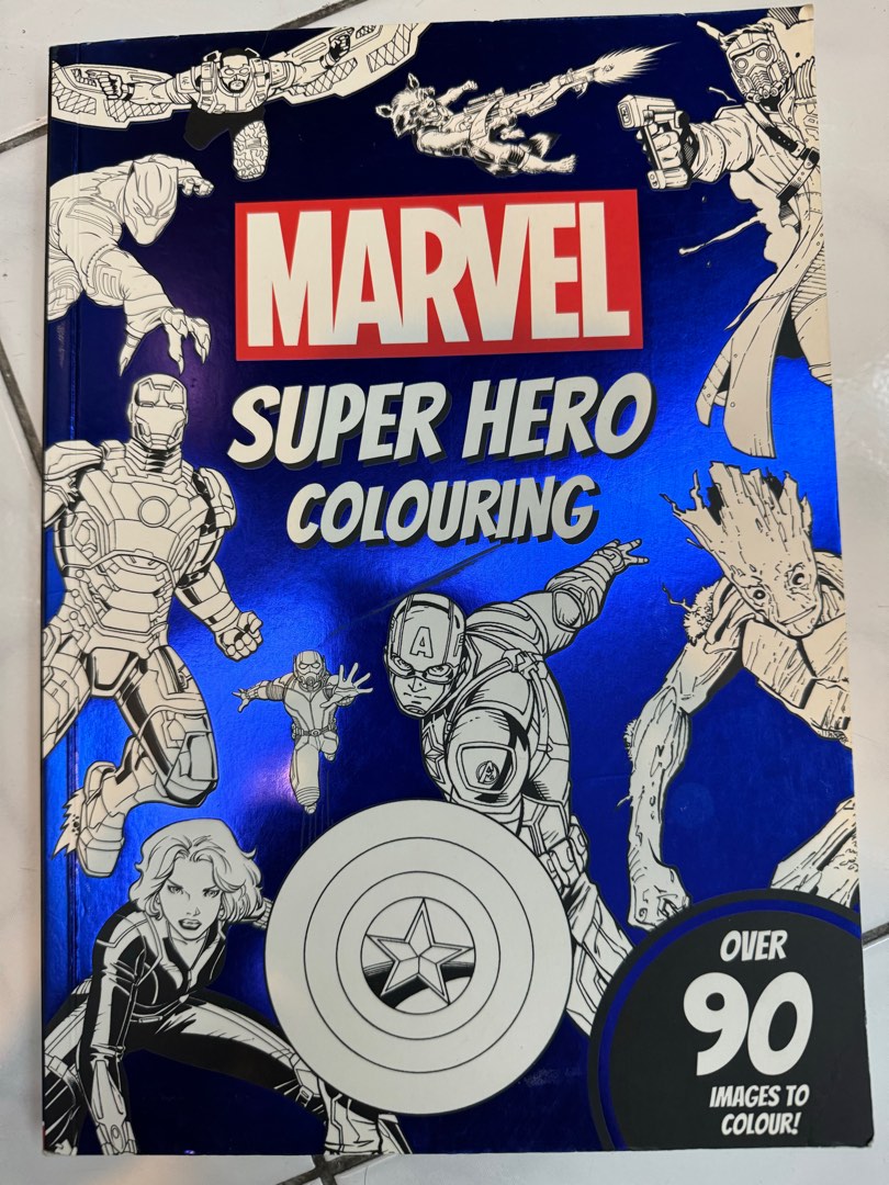 Super Hero Coloring Book, Hobbies & Toys, Books & Magazines, Children's ...