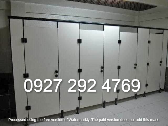 Toilet Partition Phenolic Board 12 mm with PWD, Slop Sink, Urinal ...