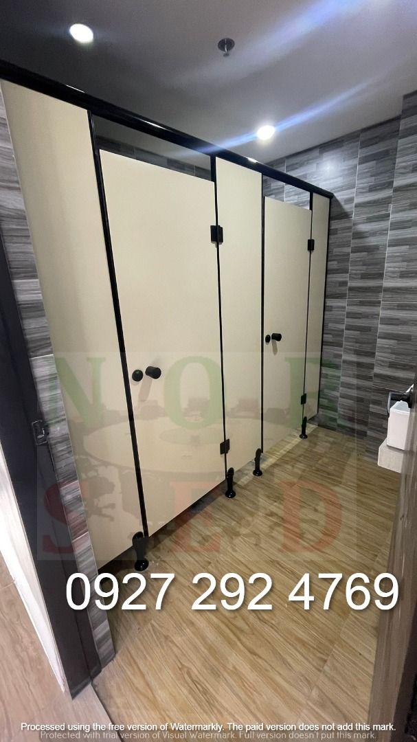 Toilet Partition Phenolic Board 12 mm with PWD, Slop Sink, Urinal ...