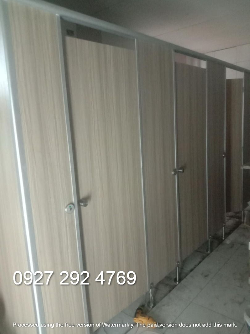 Toilet Partition Phenolic Board 12 mm with PWD, Slop Sink, Urinal ...