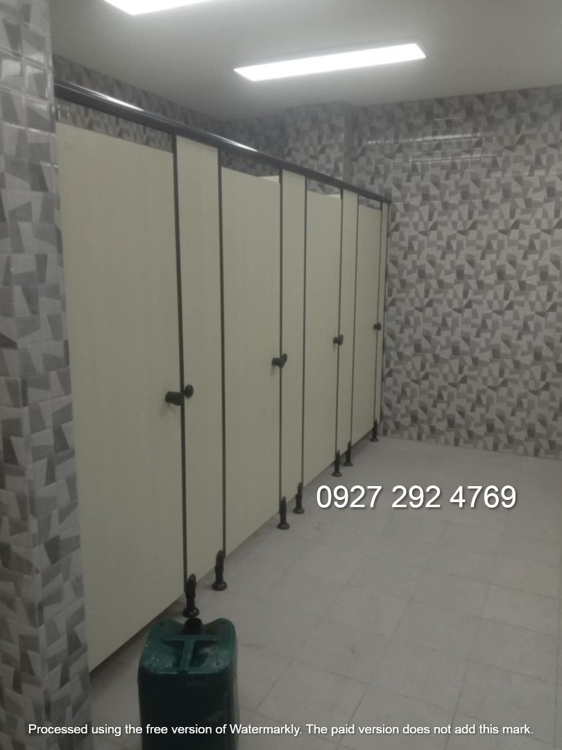 Toilet Partition Phenolic Board 12 mm with PWD, Slop Sink, Urinal ...