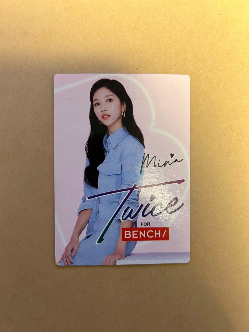 Twice x Bench 2020 Mini Calendar - Mina and Chaeyong, Hobbies & Toys ...