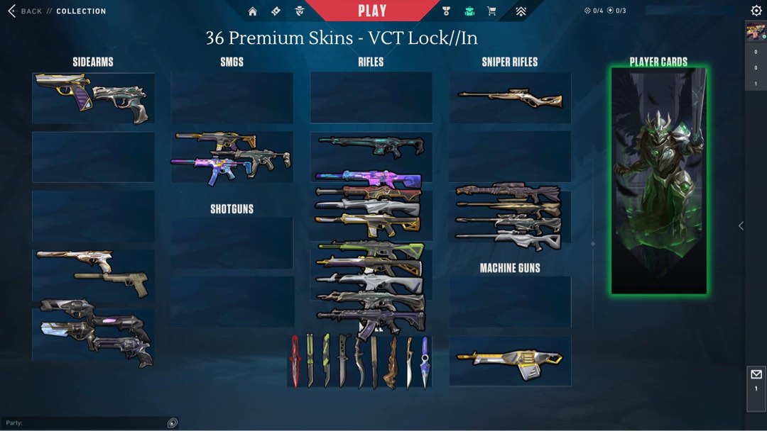 Valorant account -vct lock in knive, 電子遊戲, 遊戲機配件, 遊戲禮物卡及帳戶 - Carousell