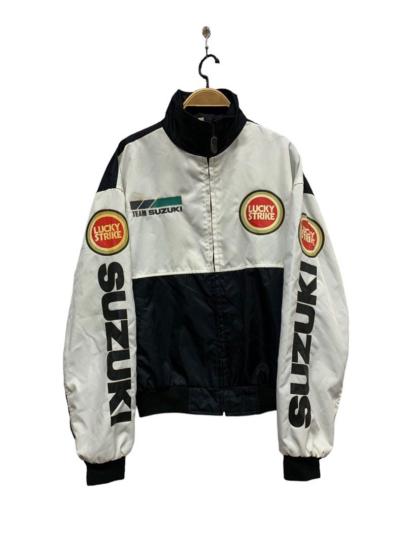Vintage lucky strike team suzuki japan, Men's Fashion, Activewear on ...