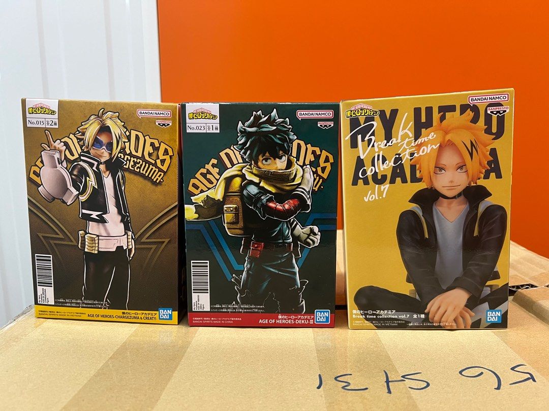 WTS My Hero Academia (MHA) Figures - Deku, Midoriya, Chargezuma (Age of ...