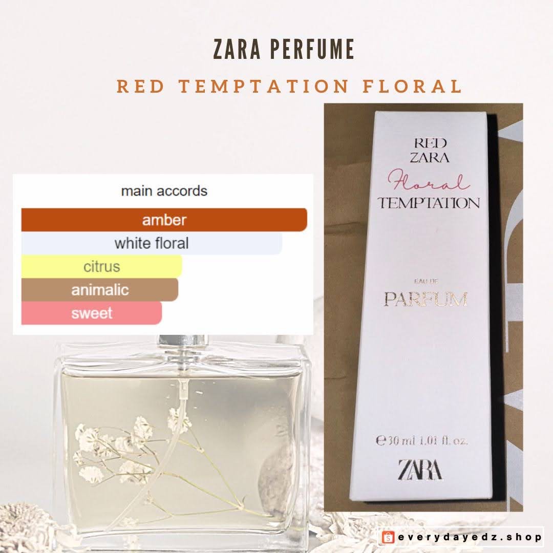 Zara Perfume Red Temptation Floral 30ml, Beauty & Personal Care ...