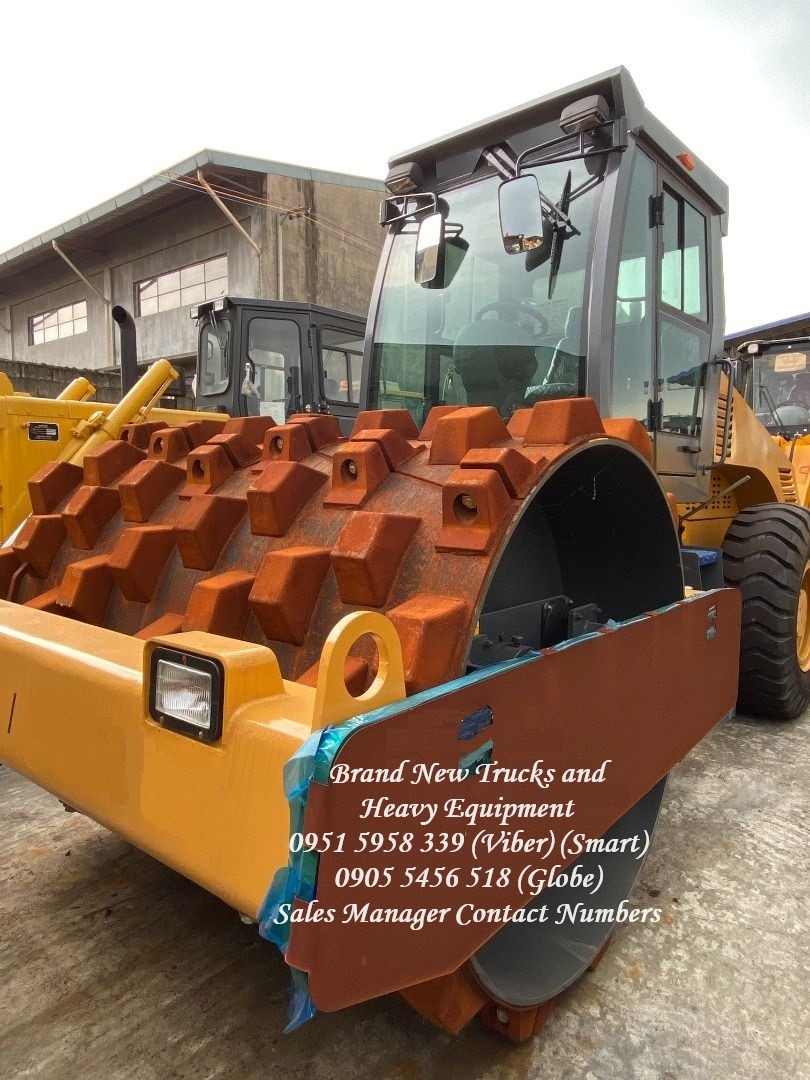 10 tons pizon 10 tons with foot pads Lonking CDM510B vibratory road ...