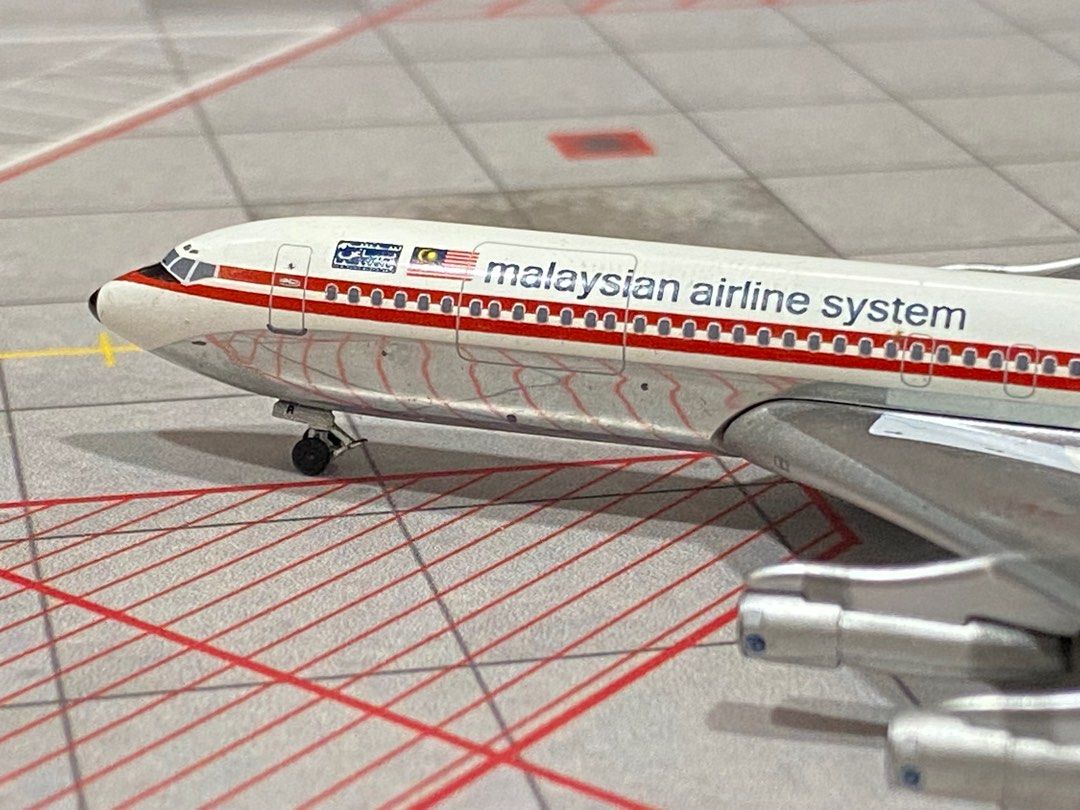 1/400 Malaysian Airline System (MAS, Retro) B707-300 (9M-MCR) Wua Bulan ...