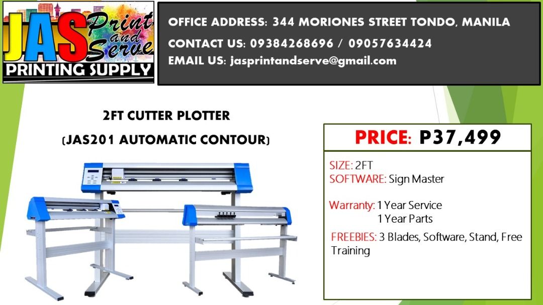 2FT Cutter Plotter and 6ft Tarpaulin Printer Machine, Computers & Tech ...
