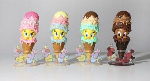 (有底座) (全新) Gelato Tweety Blind Box Series Ice Cream Soap Studio Looney ...