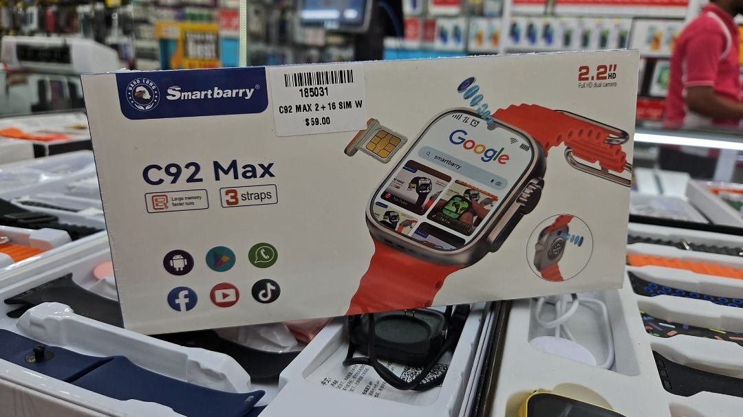 | C92 Max Sim watch | Front & back Camera | 2GB Ram /16GB internal storage |Store pickup ...