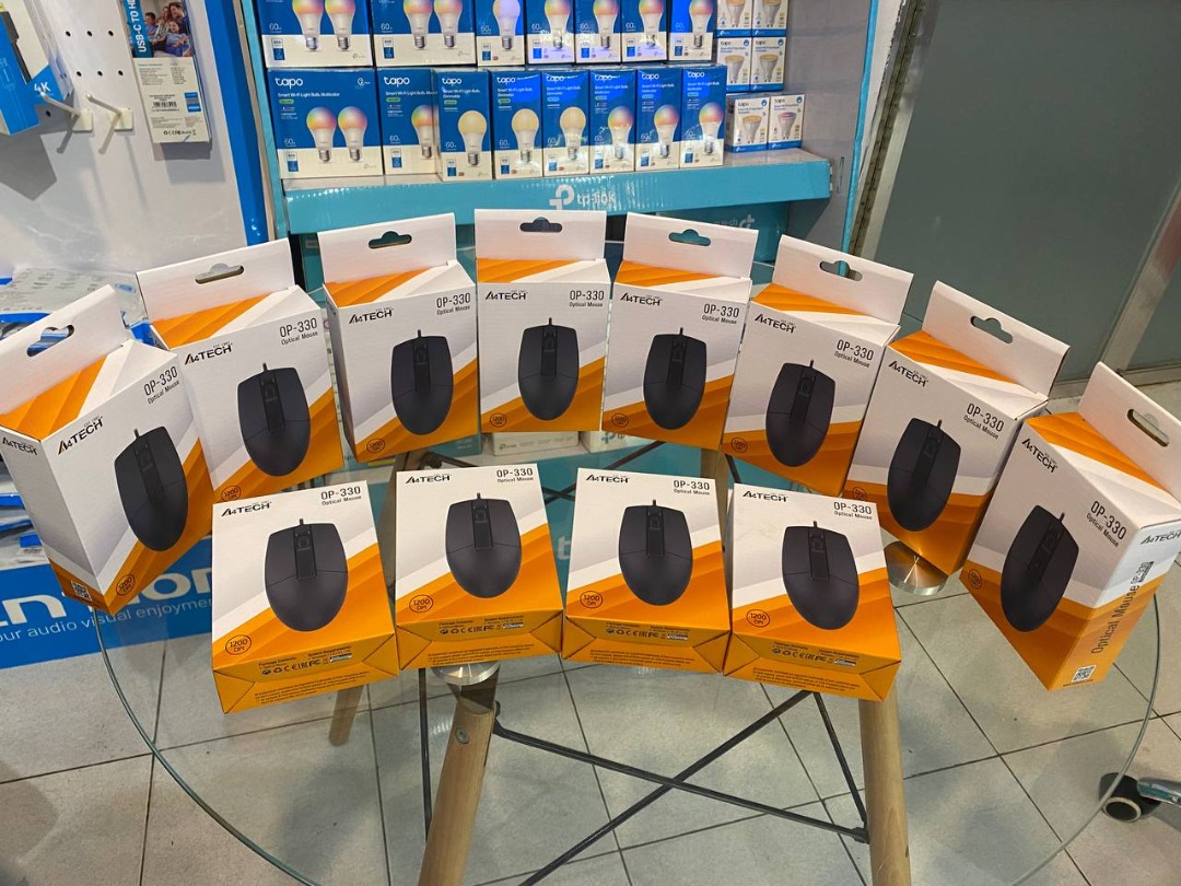 A4Tech OP-330 3D Optical Mouse Wired USB Black, Computers & Tech, Parts ...