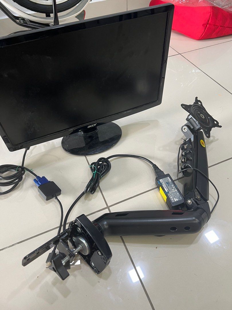 Acer 20 inch monitor & NB monitor desktop bracket holder arm desk mount ...