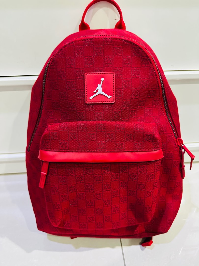 Air Jordan Gym Red Backpack, Women's Fashion, Bags & Wallets, Backpacks ...