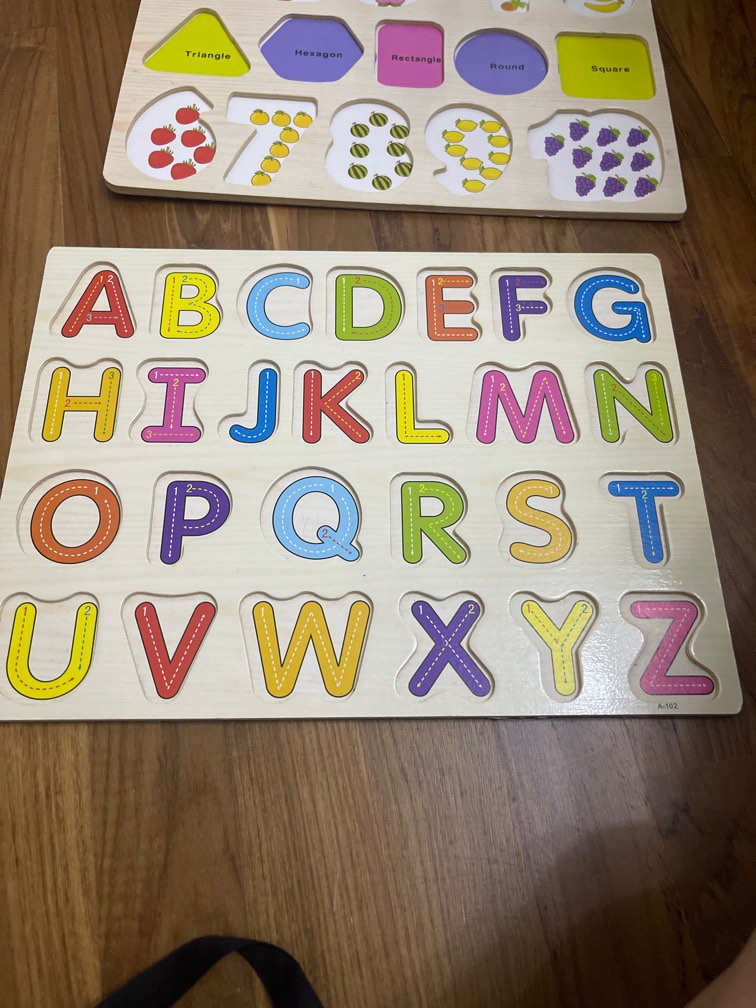Alphabets, number and shape learning, Hobbies & Toys, Toys & Games on ...