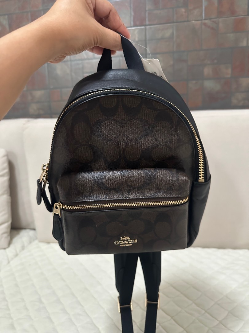 Authentic Coach Mini Charlie Backpack, Women's Fashion, Bags & Wallets ...