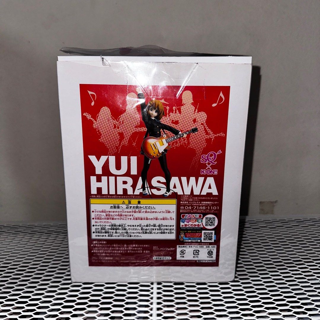 Banpresto Yui Hirasawa K-On Keion SQ, Hobbies & Toys, Toys & Games on ...