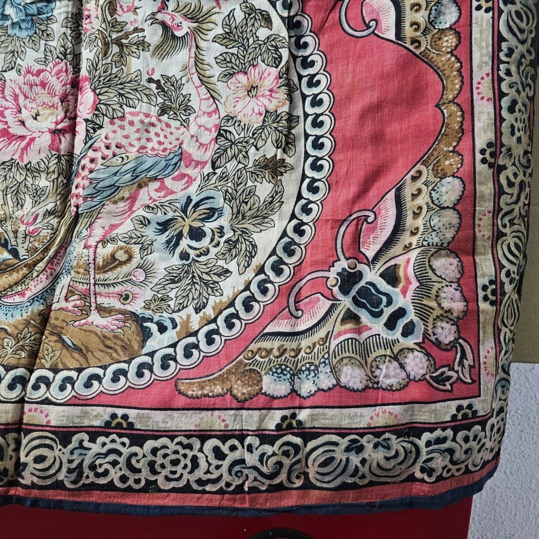 100 years old. BATIK. PERANAKAN ALTAR table cloth,, Hobbies & Toys ...