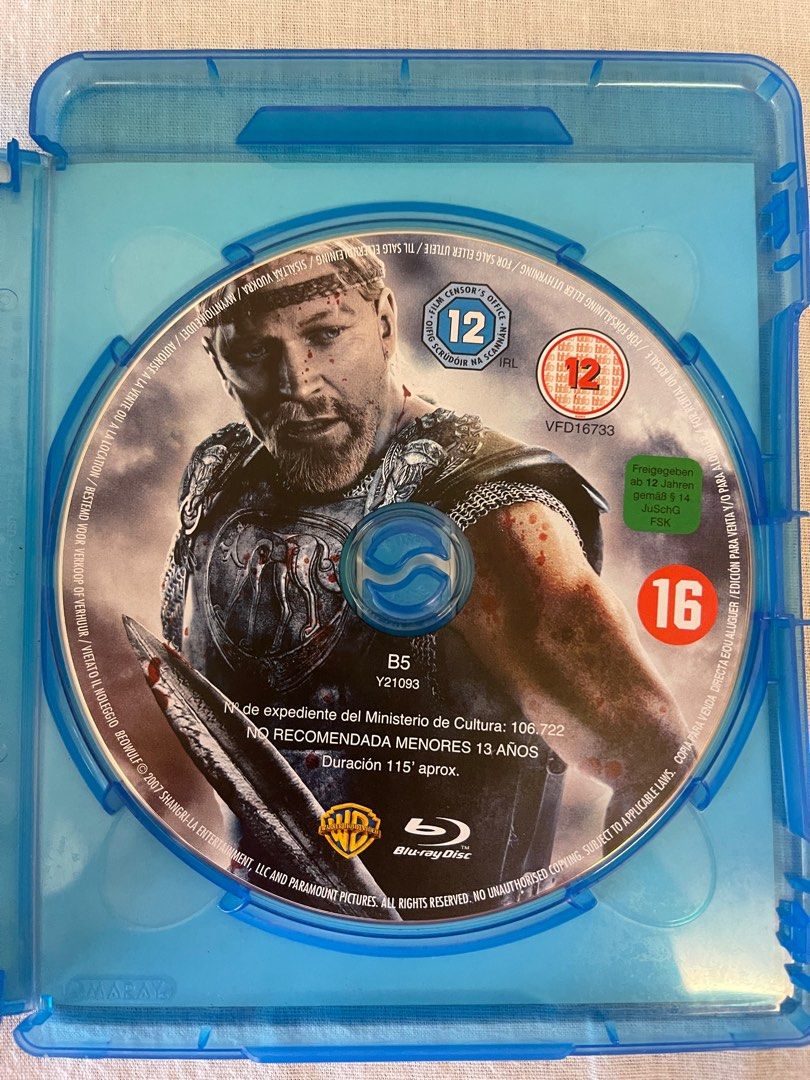 beowulf blu ray